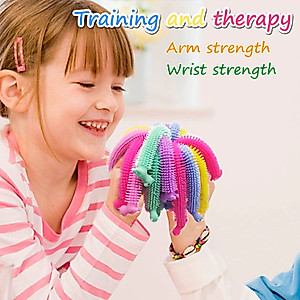 18 Pcs Stretchy String Toys,Alpaca Fidget Sensory Toy,Squeeze Pull Noodles for Boys,Girls,Adults,Party Favors Prizes,Calm Relax