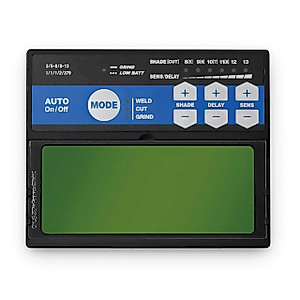 Miller 287810 Classic Series Auto Darkening Welding Helmet with ClearLight Lens, Metalworks