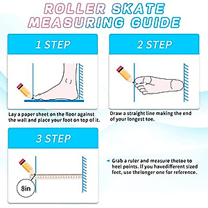 Nattork Roller Skates for Women and Girls, PU Leather High-top Quad Skates for Beginner, Indoor Outdoor Double-Row Skates for Adults - White