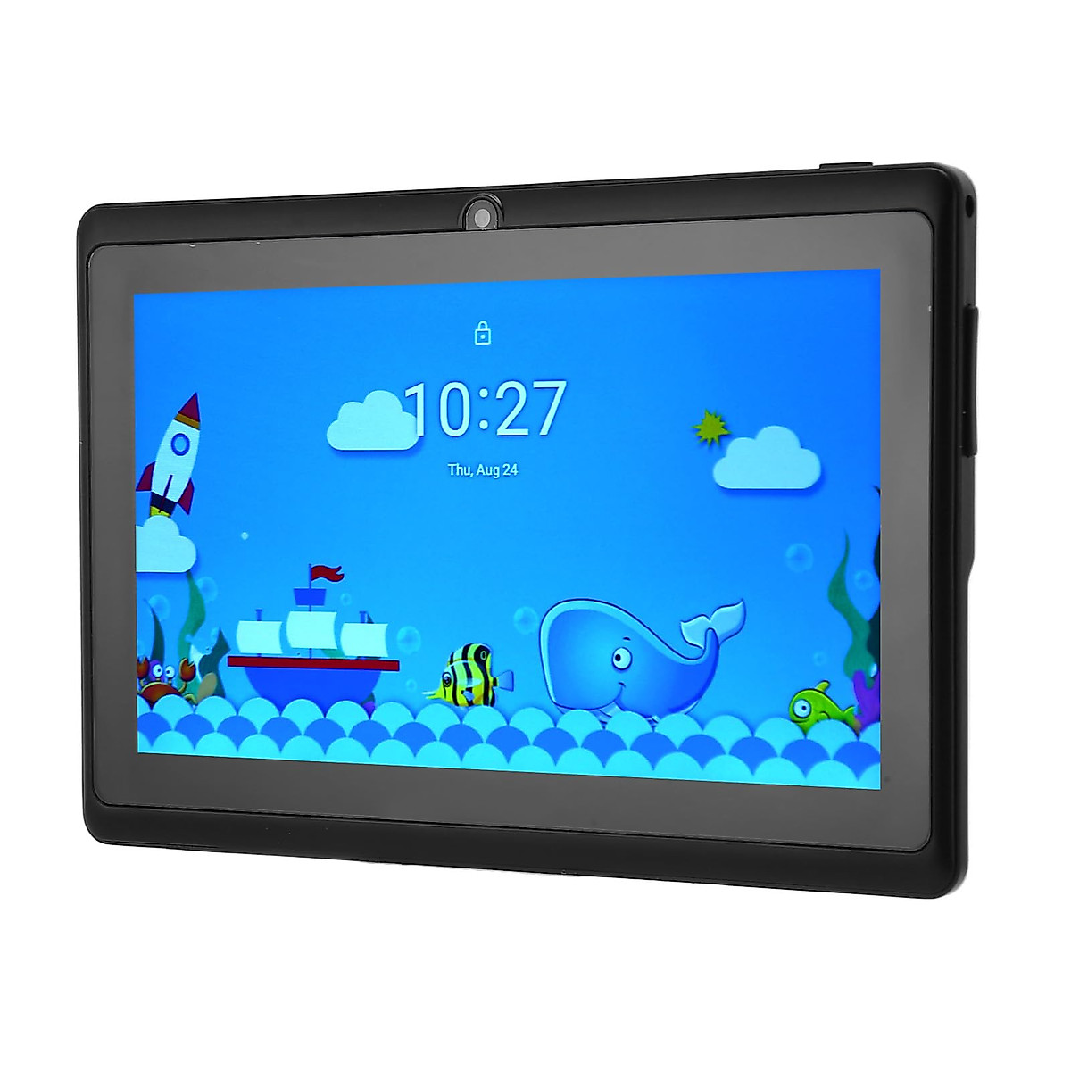 DAUERHAFT Cute Kids Tablet, 7 Inch Children Tablet Quad Core Dual Camera 3000mAh Battery for Boys (US Plug)