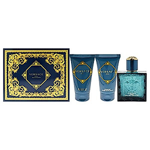 Versace Eros 1.7 Oz Sp/1.7 Oz Sg/1.7 Oz Aft Shave Balm SET