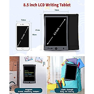 LCD Writing Tablet,Electronic Writing &Drawing Board Doodle Board,Sunany 8.5" Handwriting Paper Drawing Tablet Gift for Kids and Adults at Home,School and Office (Black)