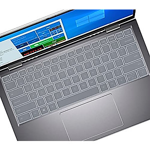 Keyboard Cover for 14" Dell Inspiron 14 5410 5415 5418 5420 5425 5430 7415 7420 7425 7430 /Dell Latitude 14 3320 3420, 13.3" Dell Inspiron 13 5310 5320/16" Inspiron 16 5630 5620 5625 7620 Skin-Clear