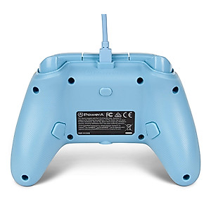 PowerA Enhanced Wired Controller for Xbox Series X|S - Cuphead: Mugman, Gamepad, Wired Video Game Controller, Gaming Controller, Xbox Series X|S - Xbox Series X
