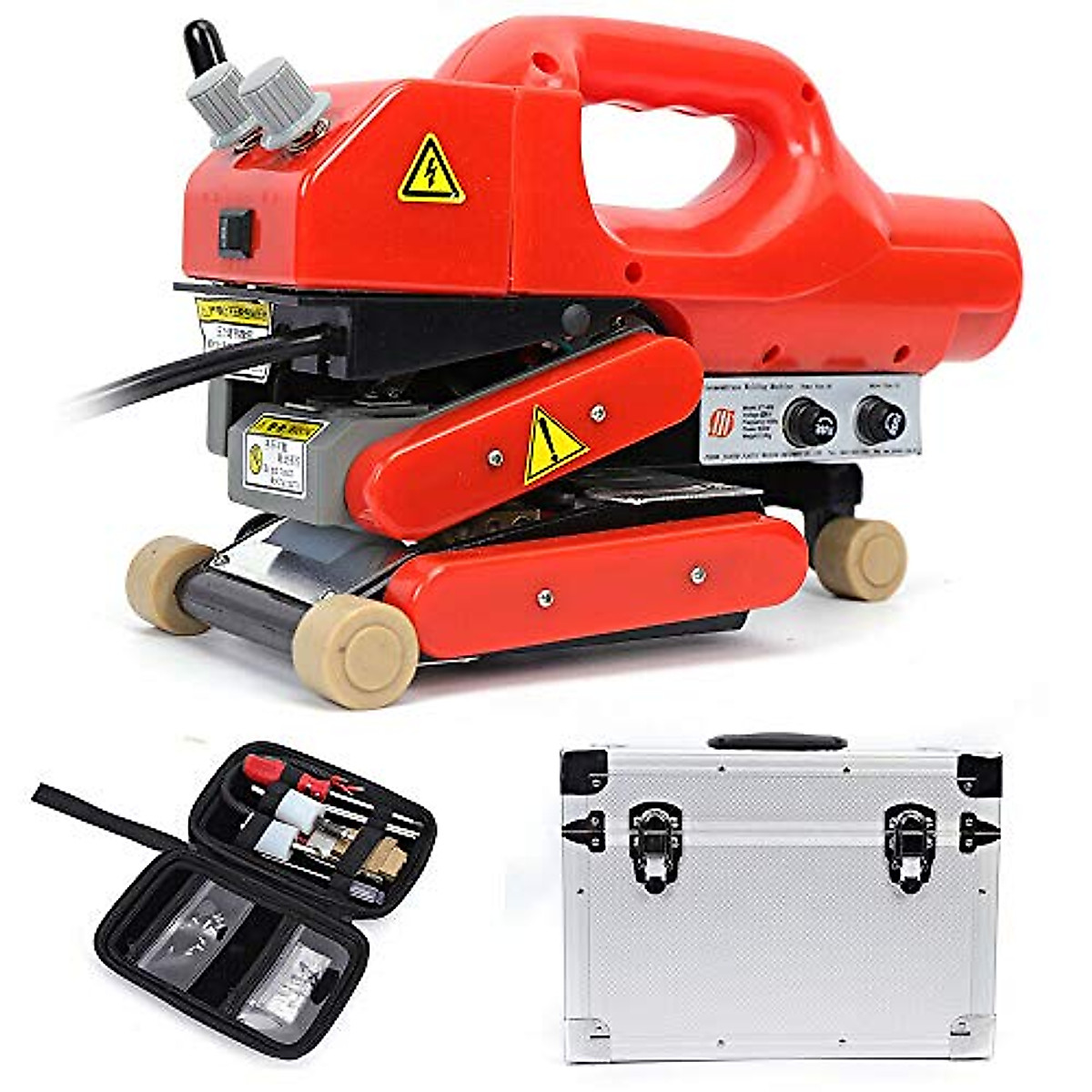 Geomembrane Welder, TBVECHI 10CM Geomembrane Welder PVC EVA HDPE Plastic Layer Overlap Sealing Welding Machine Class II