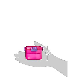 Sistema Lunch Collection Snack Container, 13.5 oz./0.4 L, Pink