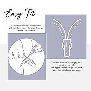 Linenwalas Tencel Lyocell Duvet Cover Set with Deep Pocket Fitted Sheet, Viscose Made from Eucalyptus Soft, Lightweight and Breathable Complete Bedding Set (Charcoal Grey, King)