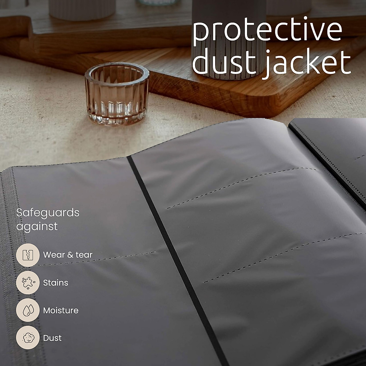 kieragrace KG Jocelyn Photo Album – Black, Holds 400 4" x 6" Photos