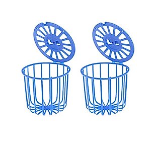 POPETPOP 2Pack Bird Parrot Feeder Cage Fruit Vegetable Holder Cage Hanging Basket Container Foraging Toys Bird Food Holder Bird Cage Accessories