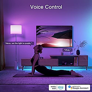 Ghome Smart Light Bulbs, A19 E26 Color Changing Led Bulb Works with Alexa, Google Home, App & Voice Control, 2.4Ghz WiFi Only, 800 Lumens,Dimmable RGB Warm White 2700K Smart Home Lighting, 4 Pack(WB4)