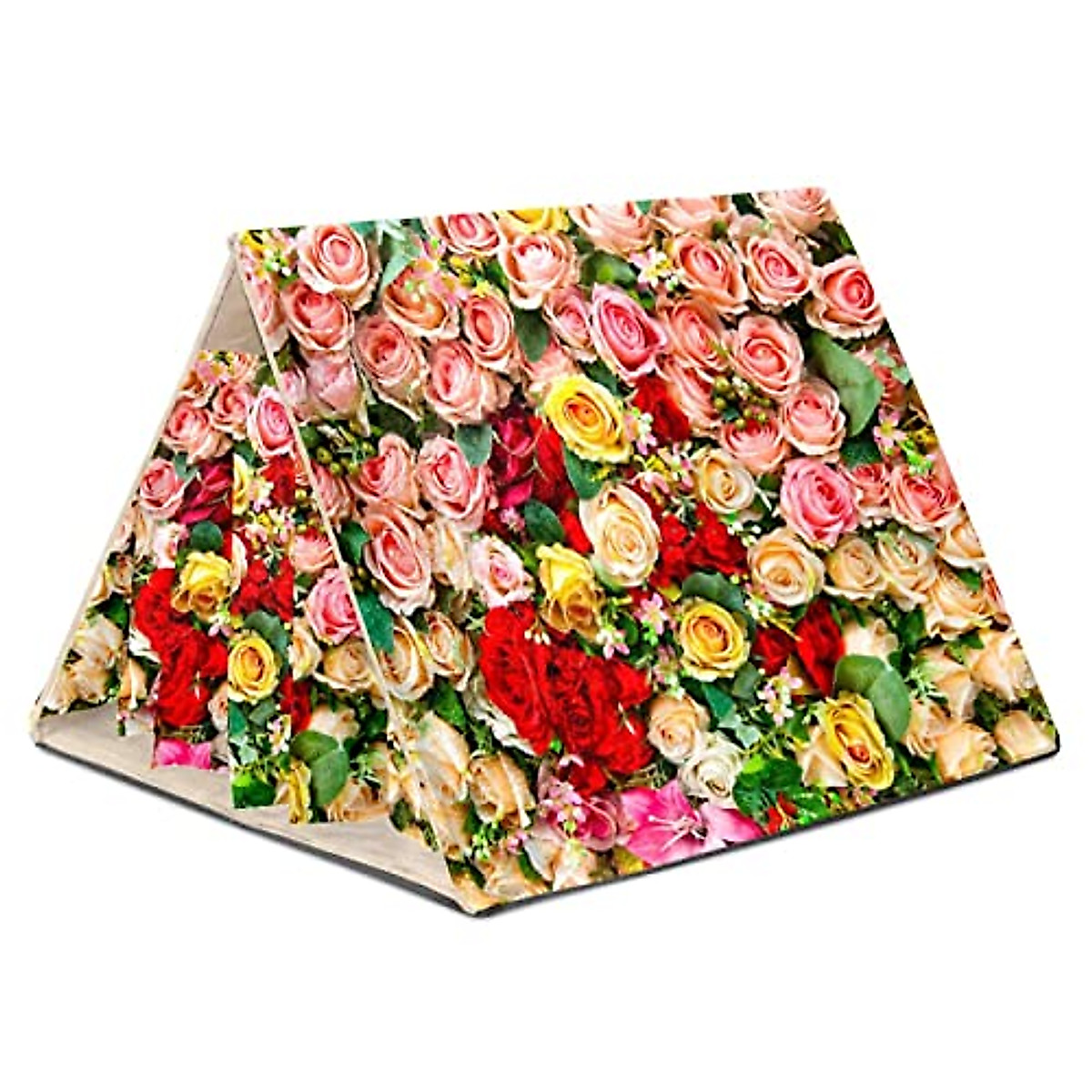 Guinea Pig House Bed, Rabbit Large Hideout, Small Animals Nest Hamster Cage Habitats Beautiful Rose Red Pink Yellow