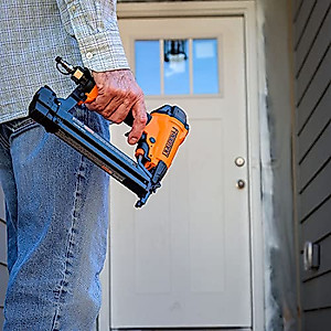 Freeman G2ST9040 2nd Generation Pneumatic 18-Gauge 1-5/8" Narrow Crown Stapler with Adjustable Metal Belt Hook and 1/4" NPT Air Connector