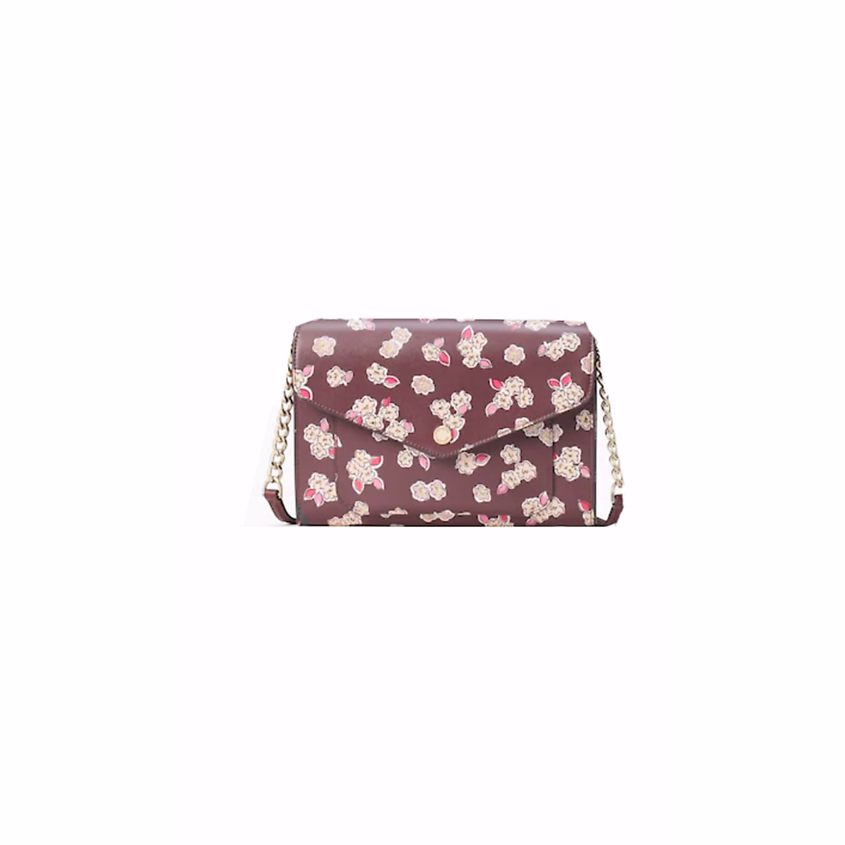 Kate Spade Tinsel Flap Glitter Crossbody Purse (Deep berry)