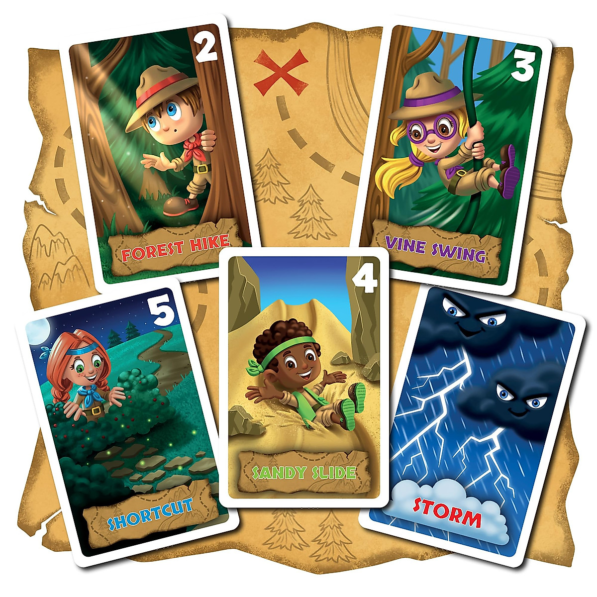 Jumping High Five My First Treasure Hunt Board Game! Cooperative Island Explorer Game for Kids Ages 4 and Up, an Exciting Buried Treasure Adventure Perfect for Family Game Night