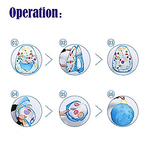 Hamster Playpen, Portable Small Animals Playpen Breathable and Pet Playpen Pop Open Outdoor/Indoor Exercise Fence Portable Yard Fence for Guinea Pigs Gerbils Chinchillas Hedgehogs