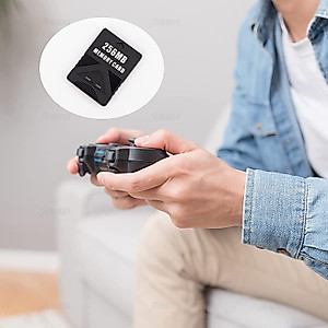 PS2 Memory Card, Memory Card High Speed for Sony 2 PS2 Games Accessories?High Speed Game Memory Card (256M)