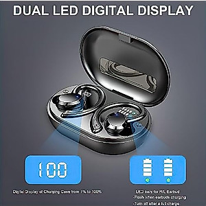 Upgrade Your Everyday Headphones or Wired Earbuds with These Workout, Noise Cancelling Earbuds, True Wireless Earbuds Over Ear Dynamic Sounding TWS i25 Bluetooth v5.1, HiFi, Waterproof Earbuds.