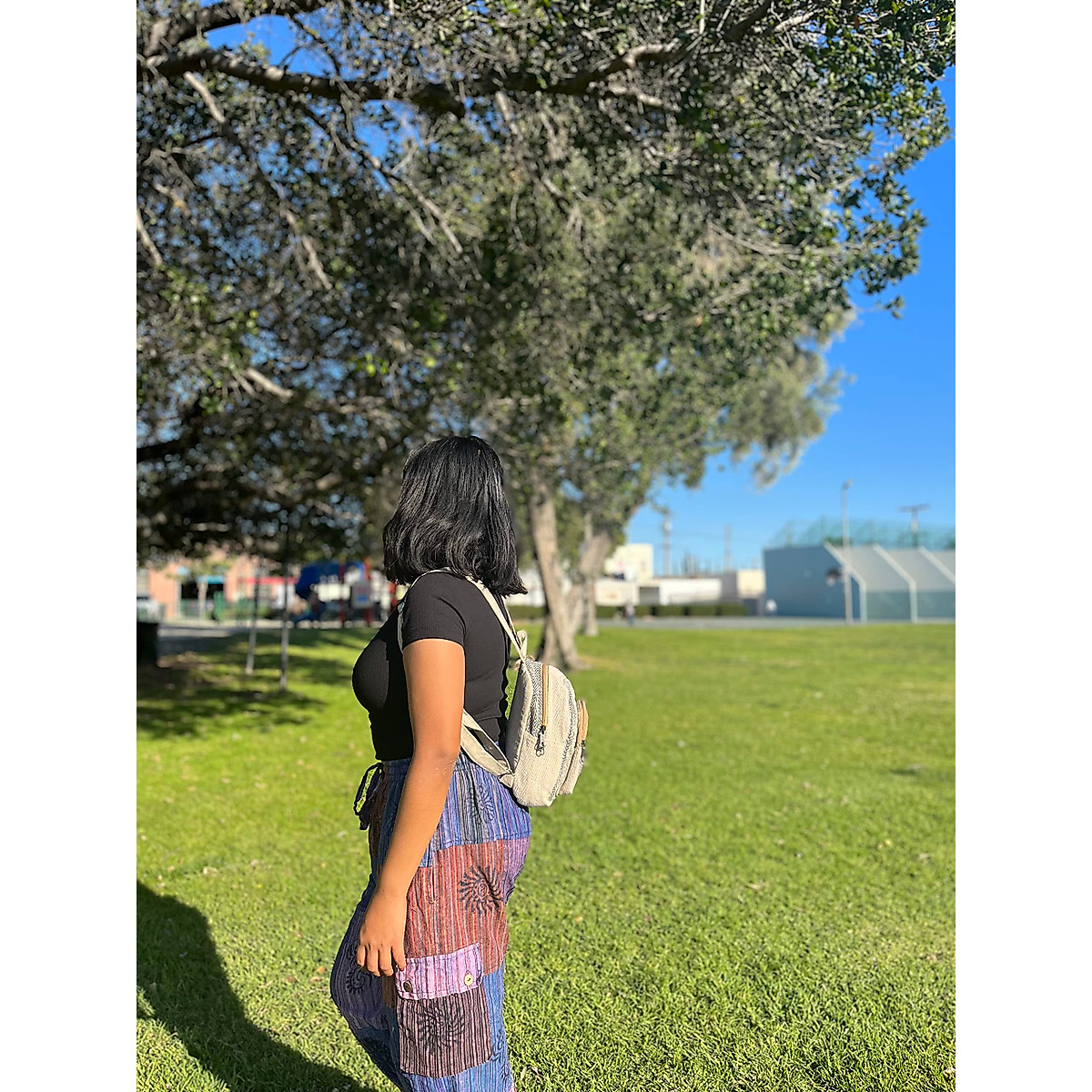 Small hemp backpack, himalayan hemp backpack, festival backpack, hiking backpack