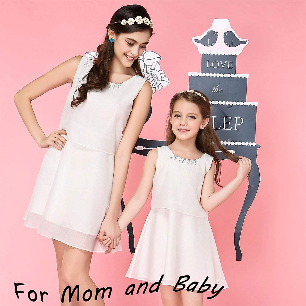 Spiritlele Flower Magnetic Earrings Set Clip on Non Piercing Fake Stud Earrings Pack for Women