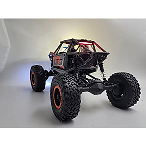 Palumma RC LED Rear Light Bar Kit for AXIAL Rear Lights Bar RC LED Headlight Taillight for AXIAL 1/18 UTB18 CAPRA RC LED Lights Upgrade Parts (RED)