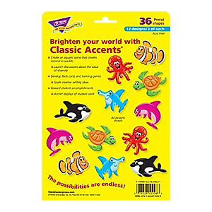 TREND enterprises, Inc. Sea Buddies Classic Accents Variety Pack, 36 ct