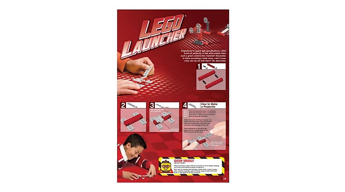 Klutz LEGO Crazy Action Contraptions Kit - Build 16 Projects for Kids