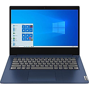 Lenovo IdeaPad 3 Laptop, 14" Full HD Narrow-Bezel Screen, AMD Ryzen 3 3250U Dual-Core Processor, 8GB DDR4 Memory, 1TB Hard Disk Drive, Webcam, HDMI, Wi-Fi, Windows 10 Home, Abyss Blue
