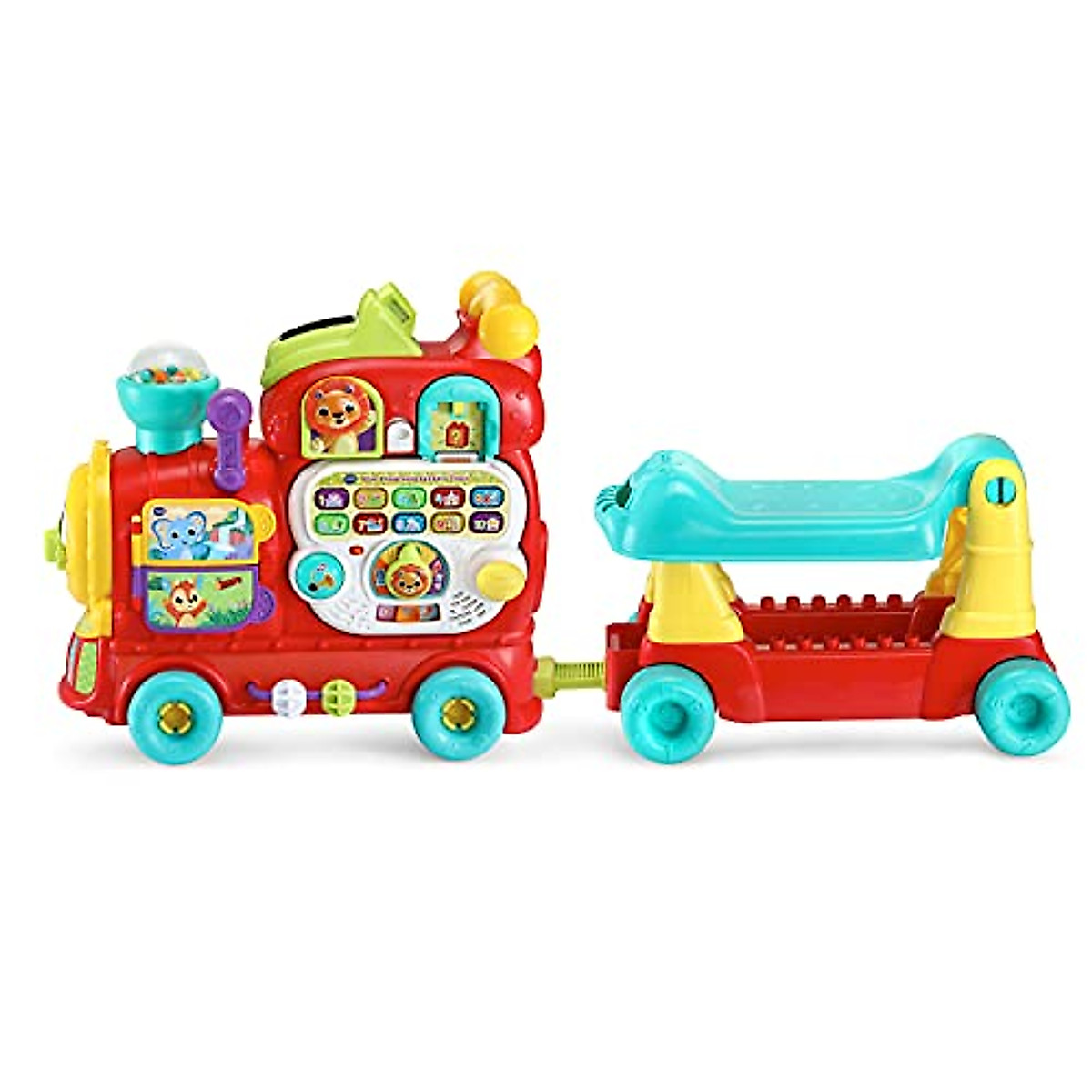 VTech 4-in-1 Letter Learning Train (Frustration Free Packaging), Red