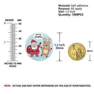 Christmas Stickers,504 PCS Christmas Stickers Labels,Snowman, Elf,Bells,Snow,Reindeer,Xmas Kids Stickers Decals for Crafts Decorations&Christmas Party Supplies