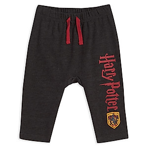 Harry Potter Baby Boys 4 Piece Layette Set: Bodysuit Tee Pants 18 Months