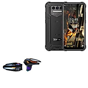 BoxWave Gaming Gear for Oukitel WP9 (Gaming Gear by BoxWave) - Touchscreen QuickTrigger Auto, Trigger Buttons Autofire Gaming Mobile FPS for Oukitel WP9 - Jet Black