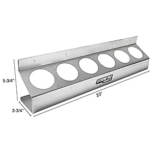 Extreme Max 5001.6085 Aluminum Aerosol Storage Shelf for Enclosed Trailer Shop Garage Storage - 6-Can Capacity