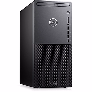 Dell XPS 8940 Desktop | Core i9-10900 - 2TB SSD + 2TB HDD Hard Drive - 64GB RAM - Nvidia GeForce RTX 2060 Super | 10 cores @ 5.2 GHz Win 10 Pro Black (Renewed)
