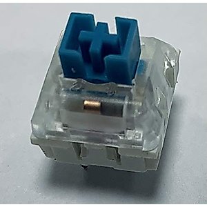 LUO Kaihua Blue Switch 3 Pin Keyswitch- Gaoteron& Cherry MX Equivalent DIY Replaceable Switches for Mechanical Gaming Keyboard (65 PCS) (Blue)