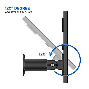 OLAIKE Solar Panel for Video Doorbell 4 & Doorbell 3/3 Plus & Doorbell 2, Weatherproof Continuous Charging,5V/3.5W (Max) Output, with 4M/13ft Power Cable (No Include Camera), Black