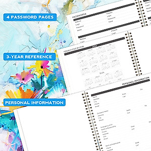 2023-2024 Monthly Planner/Calendar - Monthly Planner 2023-2024 with Two-Side Pocket, January 2023-December 2024, 9" x 11", Two Years Monthly Planner, Flexible Cover, Perfect Organizer