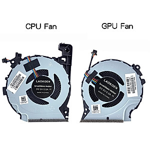 New Replacement Cooling Fans for HP 15-cx Series TPN-C133 15-cx2013TX 15-cx0064TX 15-cx0071TX cx0214TX 15-cx0067tx cx0074tx Laptop FKK9 DFS501105PR0T L20335-001 FKKA DFS481305MC0T L20334-001