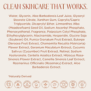 InstaNatural Retinol Serum for Face with Niacinamide, Vitamin C, and Hyaluronic Acid, Anti Aging for Firmer Skin, Lines & Wrinkles & Brightening Serum