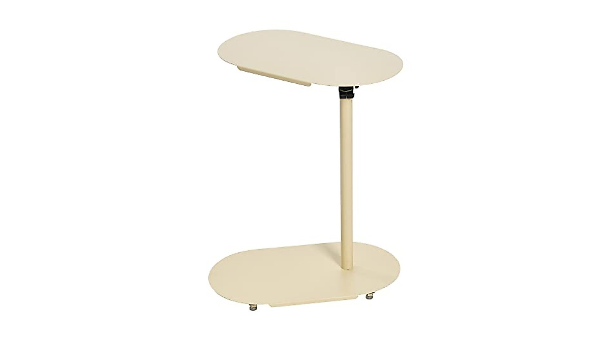 Main + Mesa Modern Adjustable C-Table Sand for Stylish Convenience