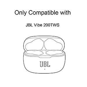 Cute Case for JBL Vibe 200TWS, Wave 200TWS True Wireless Earbuds, Seadream Cartoon Kawaii 3D Cat Earphones Skin Cover, Protective Carrying Case with Keychain Hook (Cat)