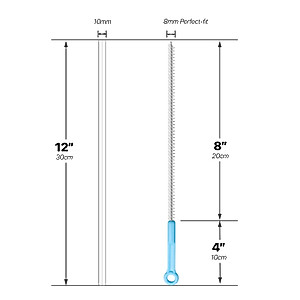 Mt.Jun 6-Pack Replacement Straws for Stanley 30/40 oz Tumbler, Premium Tritan Material, BPA Free & Food Grade, Includes a Cleaning Brush [Safeguarded by Protective Film for Hygiene, Remove Before Use]
