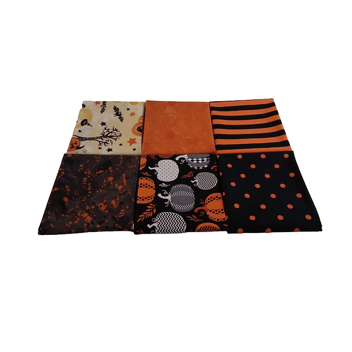 Halloweern Fat Quarter Bundle 6 Pcs