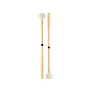 ProMark Bass Drum Mallets - PSMB3 Performer Series Special Extra Dense Felt Head - Ideal for 24-26 inch Bass Drums - American Hickory Handles with Comfort Flare Grip - 1 Pair