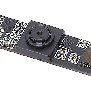 USB Camera Board, MJPEG Camera Module 66° No Distortion Durable 1MP Black for Restricted Locations. for Smart TV