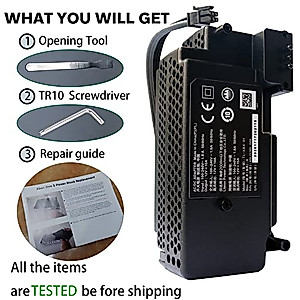 HEORLD New Replacement Power Supply AC Adapter for Xbox One S (Slim) PA-1131-13MX / N15-120P1A 1681,Xbox 1 Power Cord:Part Number X943284-004 X943285-005 X943285-004