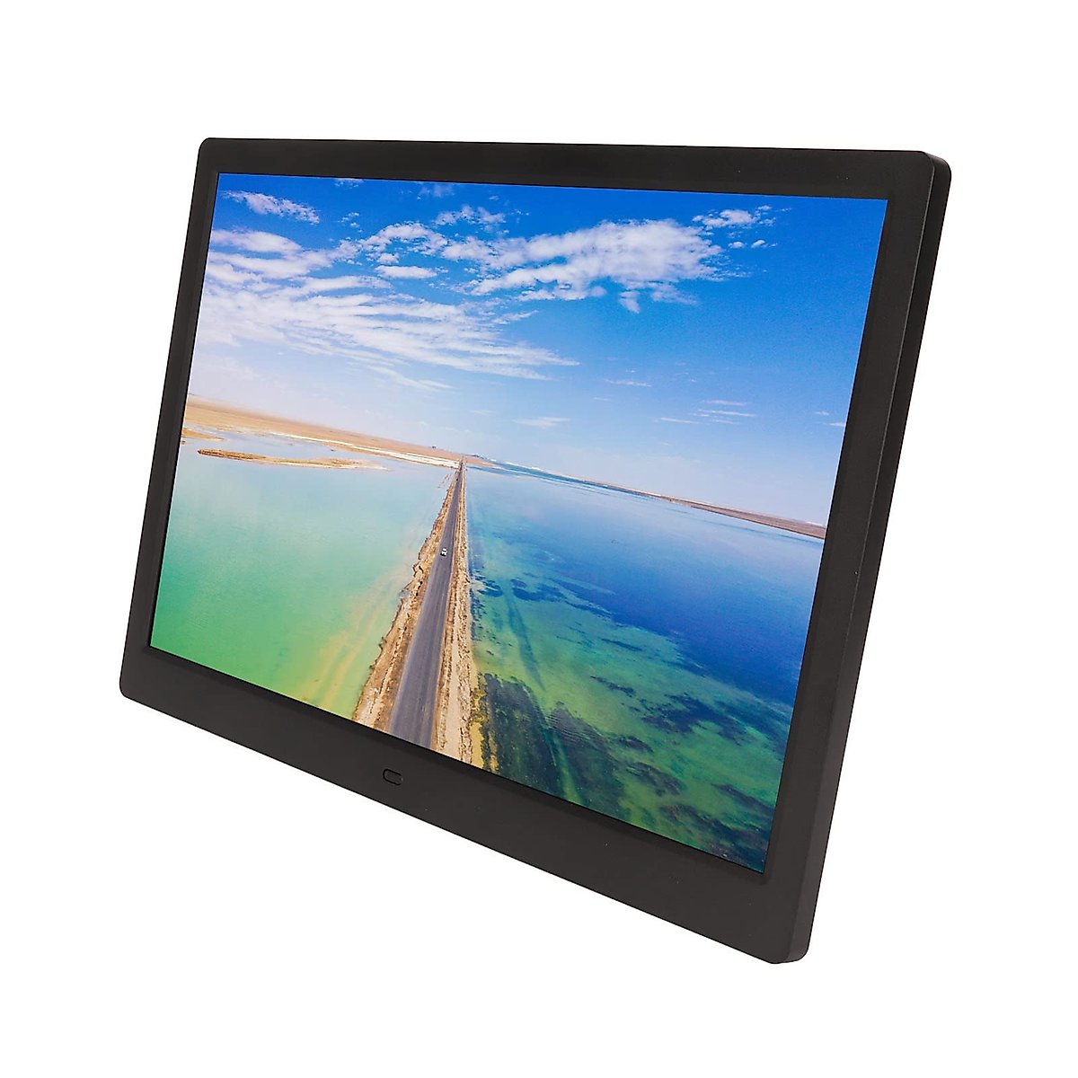 Digital Photo Album, 100‑240 V USB Interface Large Storage Digital Photo Frame Multiformat Playback for Images (US Plug)
