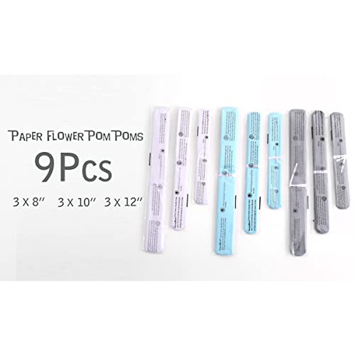 luckylibra Baby Shower Decorations For Boy, B-O-Y Transparent Balloon Boxes & Latex Balloons & It is a Boy Banners & Elephant Garland & Paper Lantern & Paper Flower Pom Poms （Grey Blue White ）