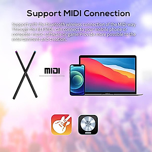 GUAZI STORE somatosensory drum set music electronic drum adult rock percussion portable air drum set suitable for beginners/adults/teens of musical instruments