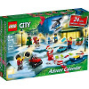 LEGO City 2020 Advent Calendar 60268 Playset, Includes 6 City Adventures TV Series Characters, Miniature Builds, City Play Mat, and Many More Fun and Festive Features (342 Pieces)