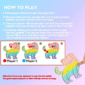 (50Pcs) Fidget Toys for Kids, Fidget PopIts Pack Popper Toy Set for Girls Boys, Treasure Chest Classroom Prizes Party Favors for Kids 4-8, Silicone Stress-Relief Sensory Toy Box for Kids and Adults